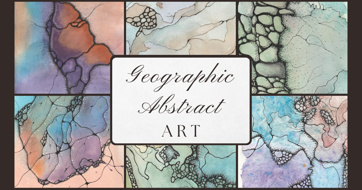 Geographic Abstract Art – Lisa Solonynko: Make Life Colourful